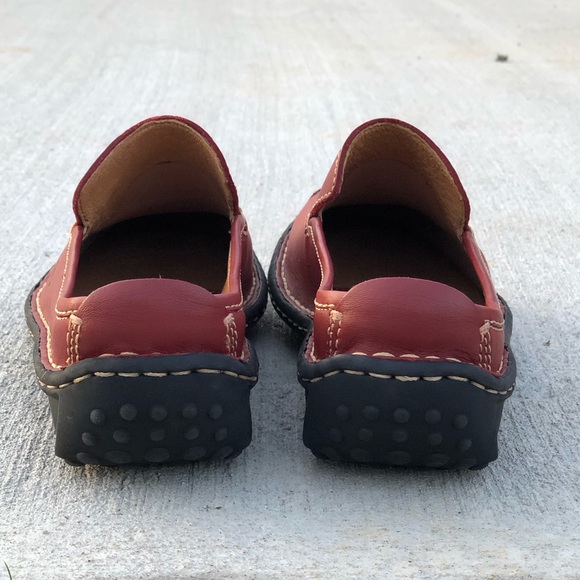 Born | Shoes | Womens 75 Born Handcrafted Red Leather Slip On | Poshmark